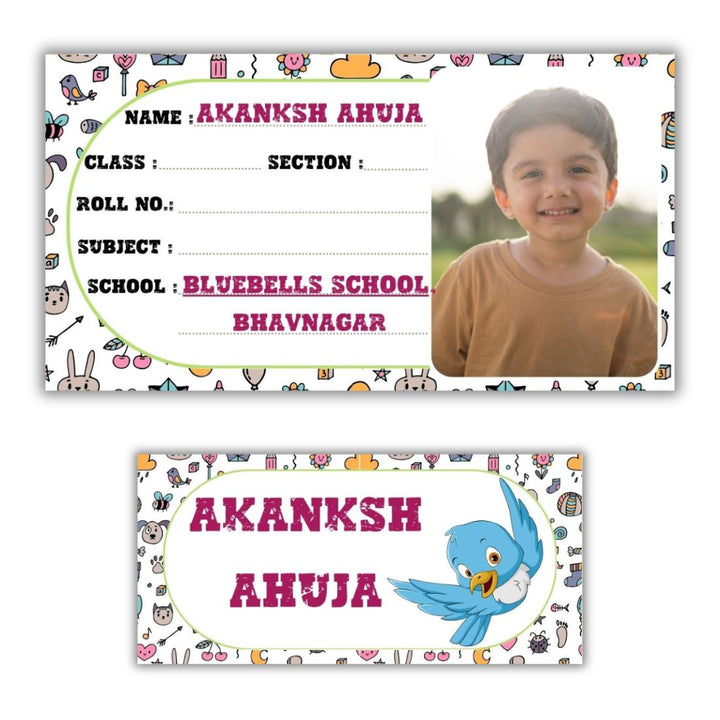 Kids Name Slips & School Labels | Custom Photo Name Tags – Aanya Centric