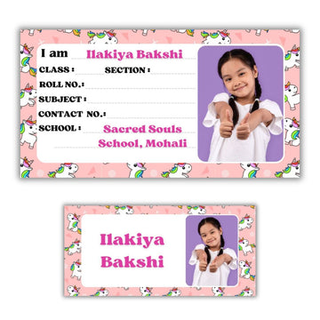Kids Name Slips & School Labels | Custom Photo Name Tags – Aanya Centric